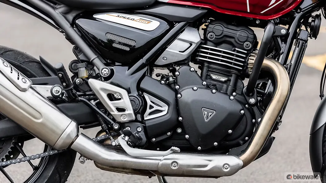 Triumph Speed 400 Engine From Left Image – BikeWale