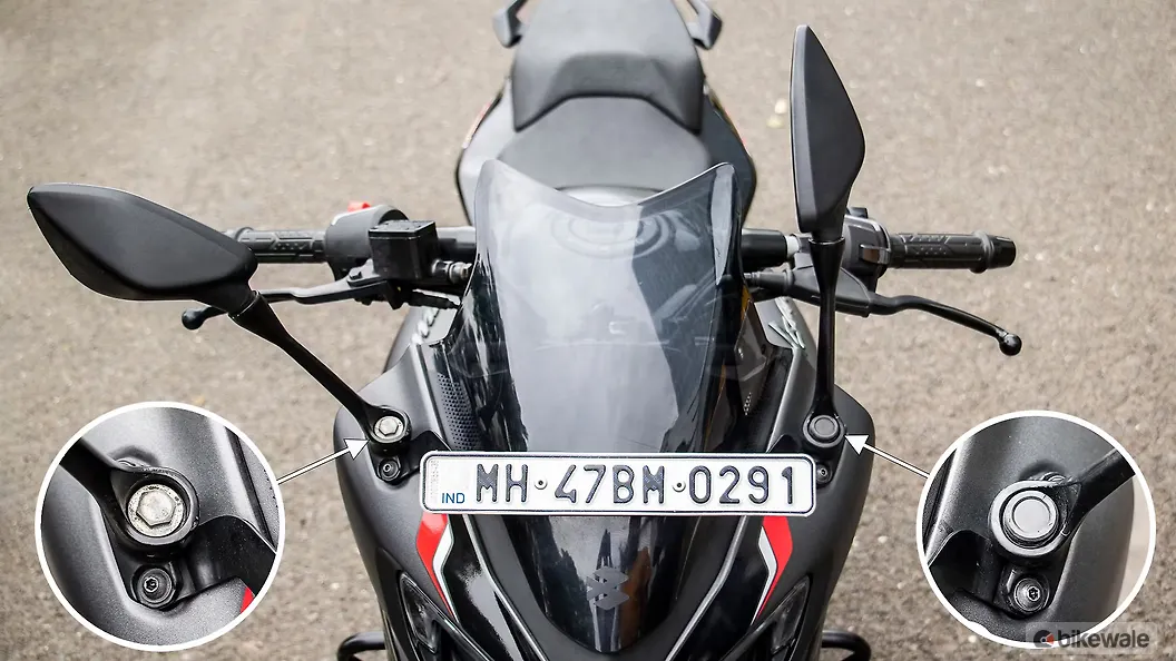 Bajaj Pulsar F250 Rear View Mirror Image – BikeWale