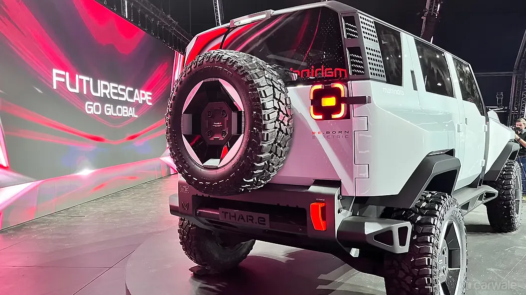 Thar.e Rear View Image, Thar.e Photos in India - CarWale