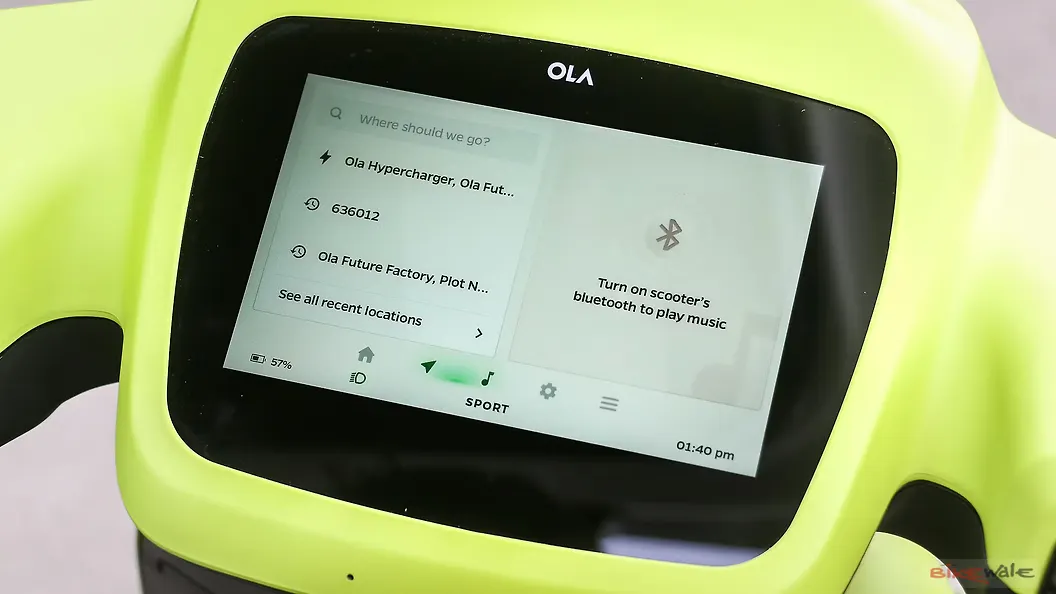 OLA S1 Air Rear View Mirror Image – BikeWale