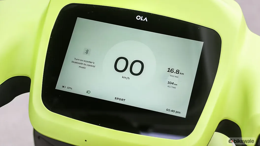 OLA S1 Air Odometer Image – BikeWale
