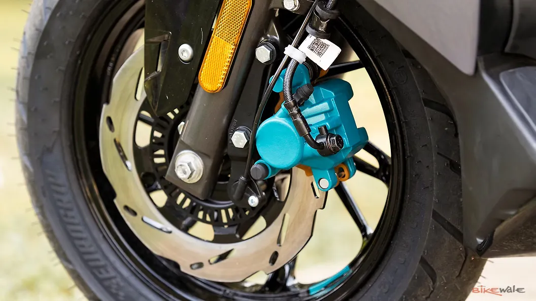 TVS X Front Disc Brake Caliper Image – BikeWale