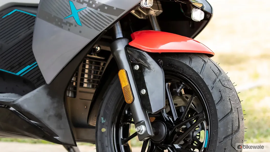 TVS X Front Suspension Image – BikeWale