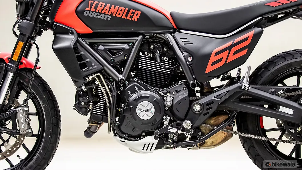 Ducati Scrambler Full Throttle Engine From Left Image – BikeWale