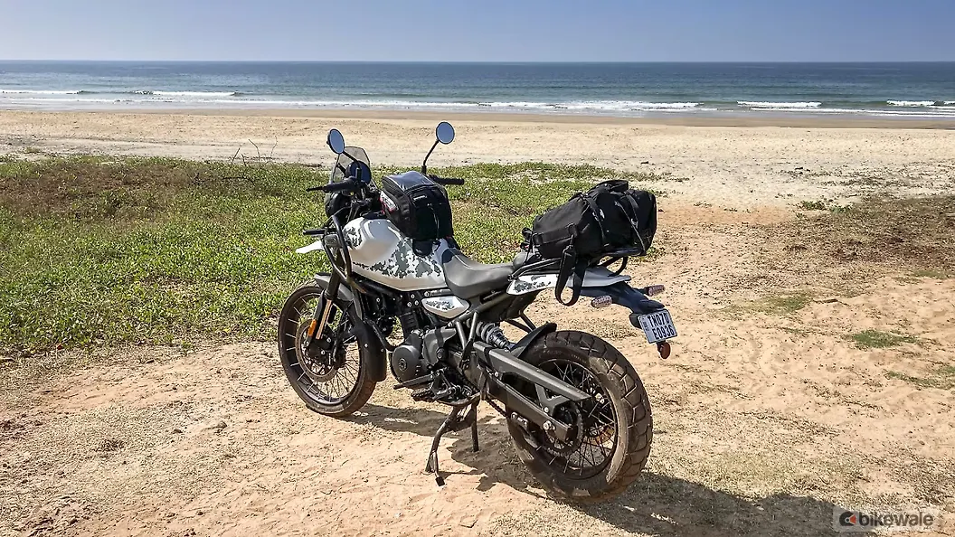 Royal Enfield Himalayan 450 Left Rear Three Quarter Image – BikeWale