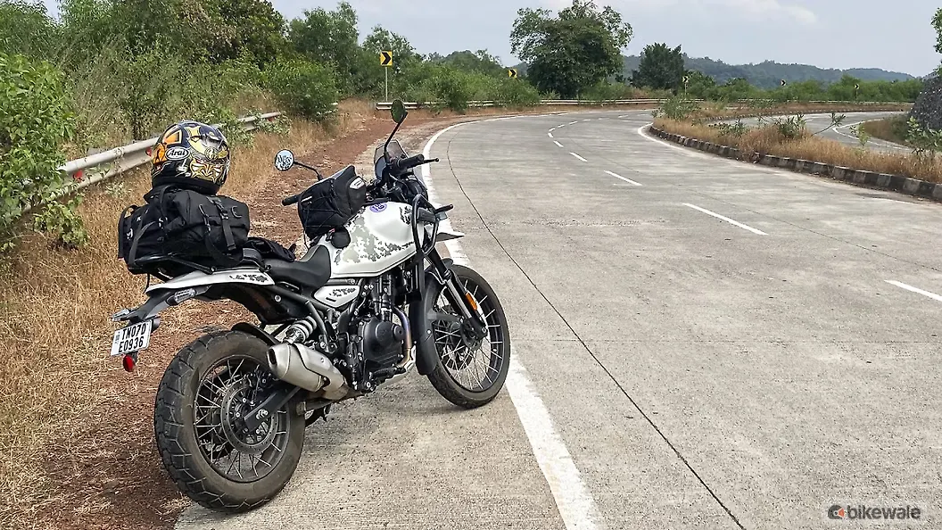 Royal Enfield Himalayan 450 Right Rear Three Quarter Image – BikeWale