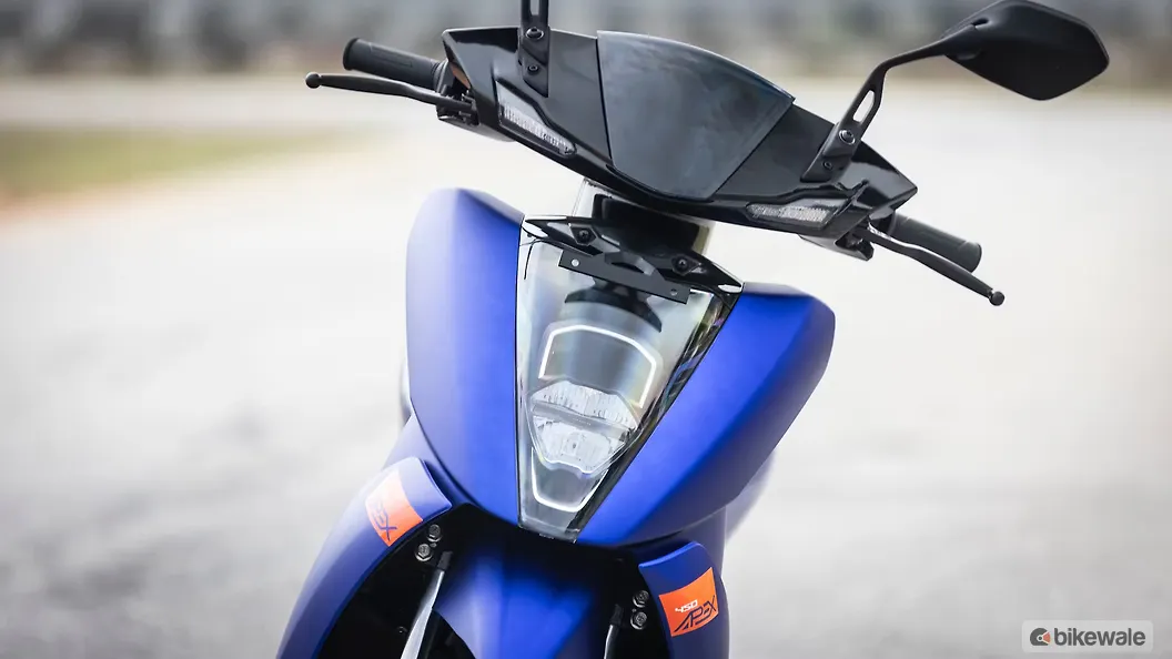 Ather 450 Apex Left Front Three Quarter Image – BikeWale