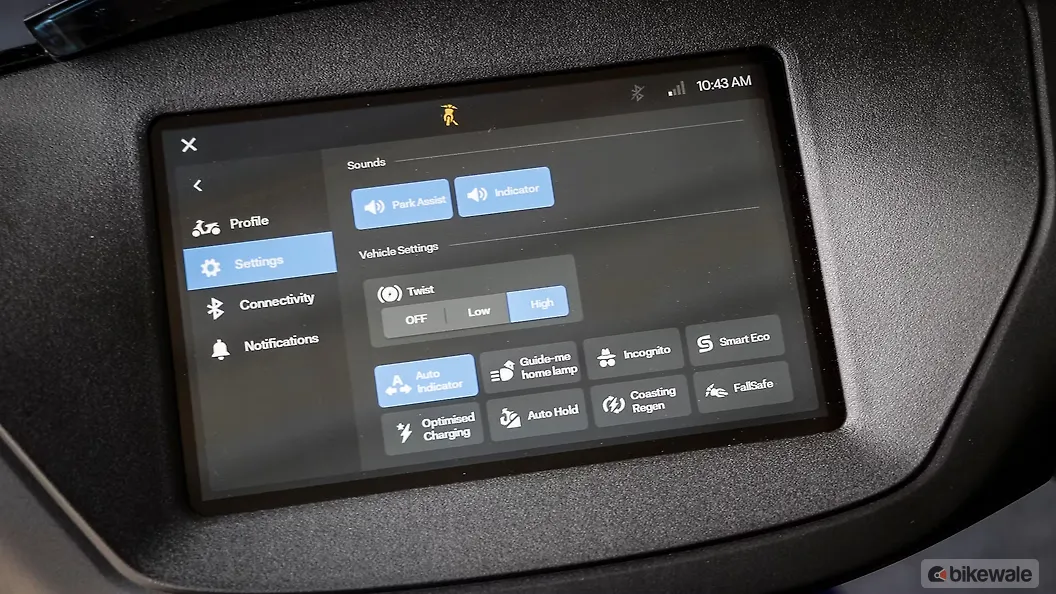 Ather 450 Apex TFT / Instrument Cluster Image – BikeWale