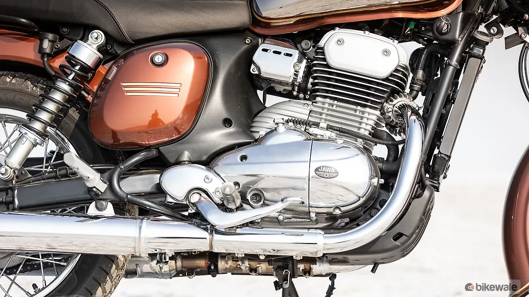 Jawa 350 Engine From Right Image – BikeWale