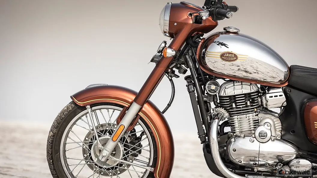 Jawa 350 Front Cross Spoke Wheels Image – BikeWale