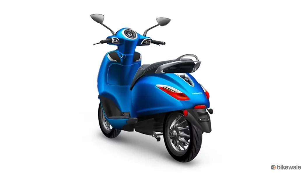 Bajaj Chetak Left Rear Three Quarter Image – BikeWale