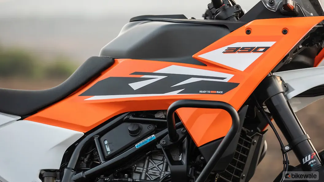 KTM 390 Adventure Branding/Fuel Tank Decal Image – BikeWale