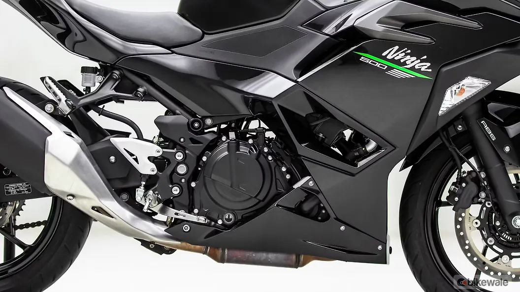 Kawasaki Ninja 500 [2024] Engine From Right Image – BikeWale