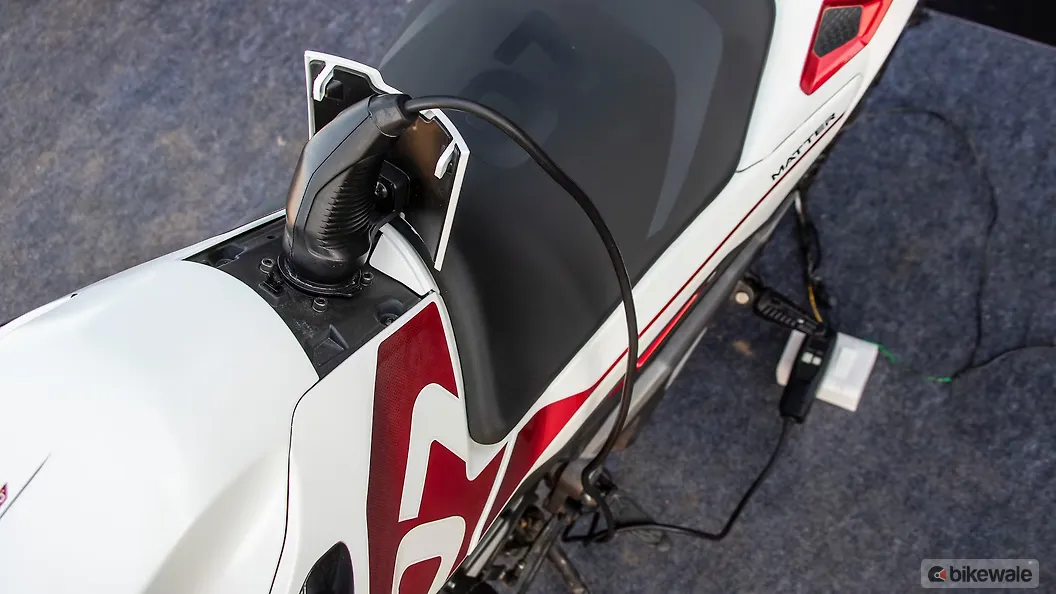 Matter AERA Electric Bike Charging Input Plug Image – BikeWale