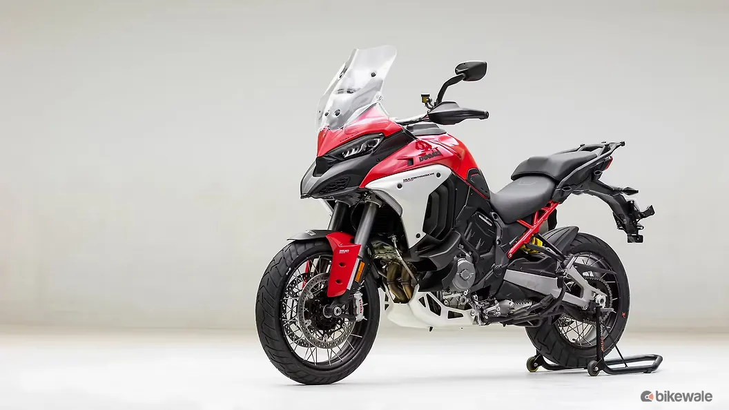 Ducati Multistrada V4 [2024] Left Front Three Quarter Image – BikeWale