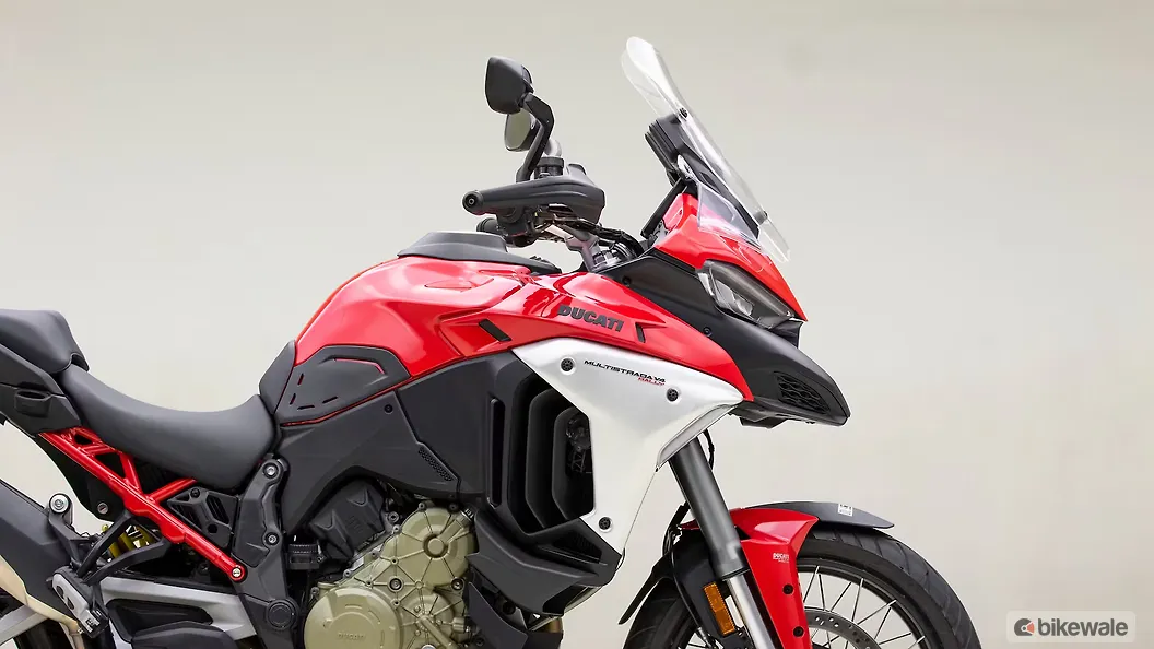 Ducati Multistrada V4 Right Front Three Quarter Image – BikeWale