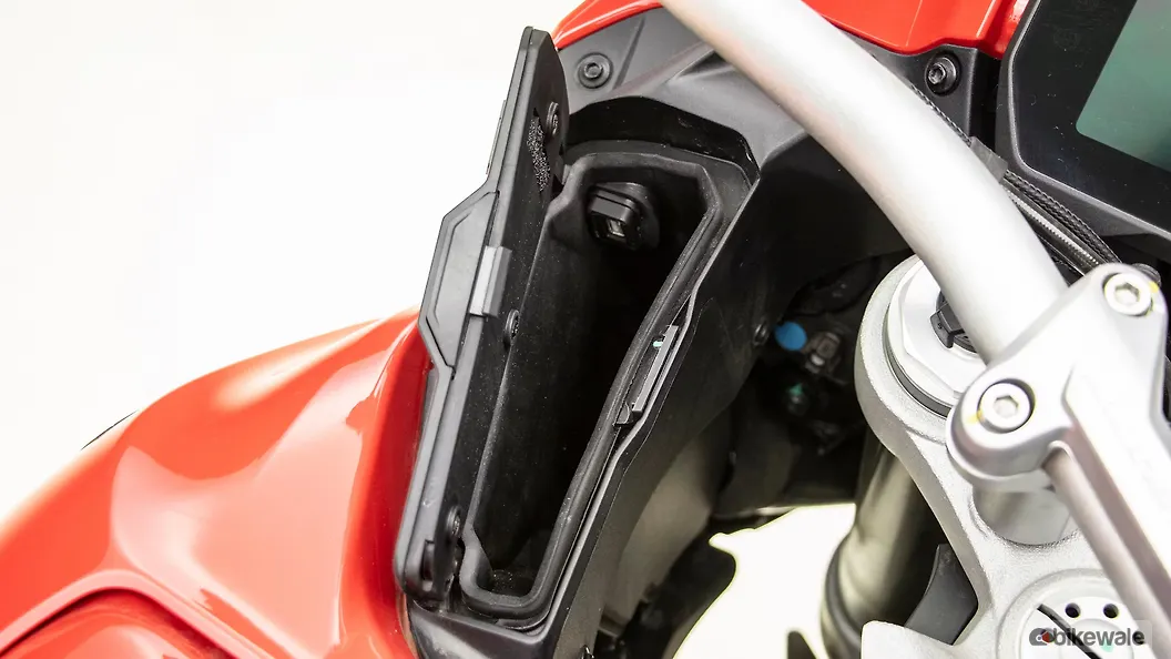 Ducati Multistrada V4 Storage Compartment Image – BikeWale