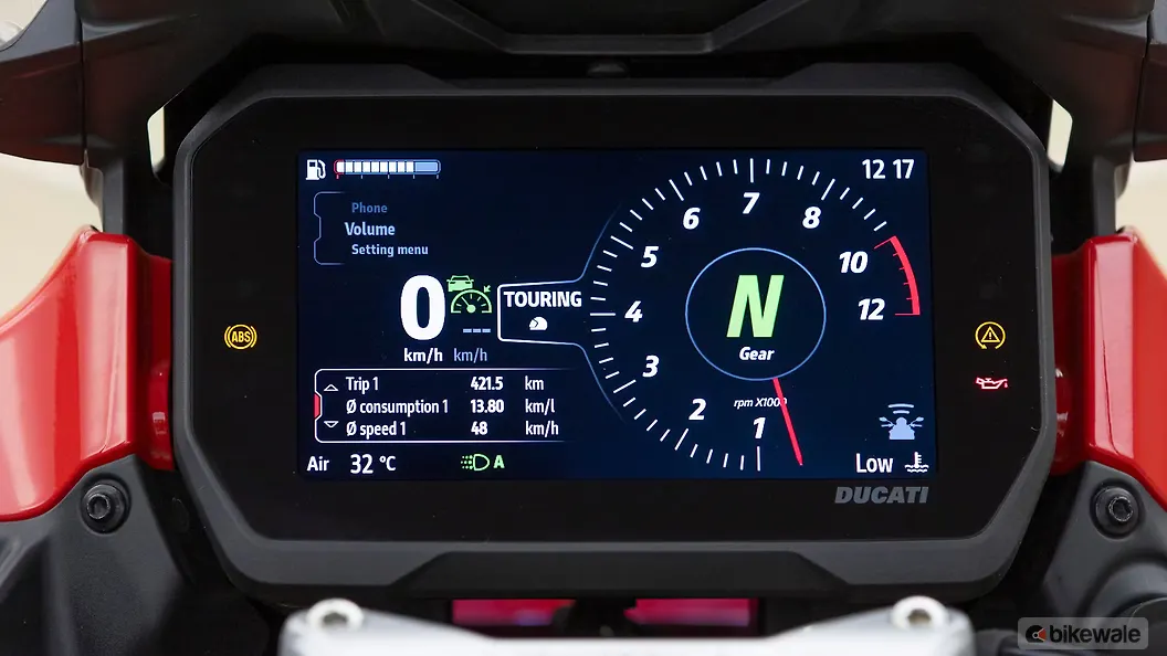 Ducati Multistrada V4 TFT / Instrument Cluster Image – BikeWale
