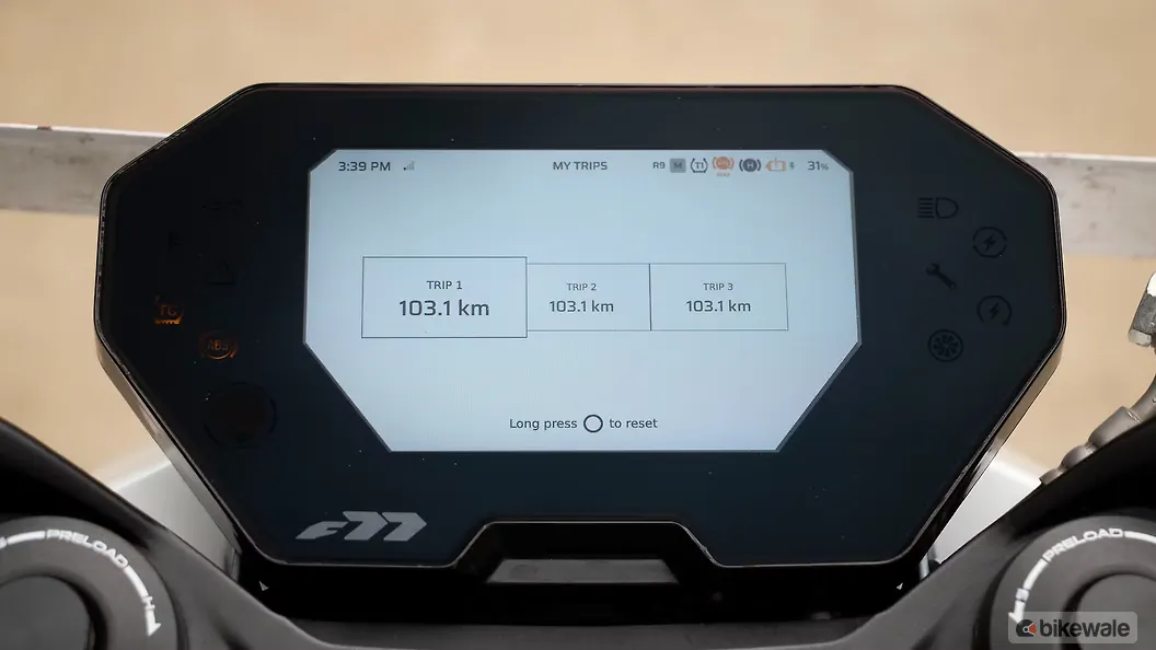 Ultraviolette F77 Mach 2 TFT / Instrument Cluster Image – BikeWale