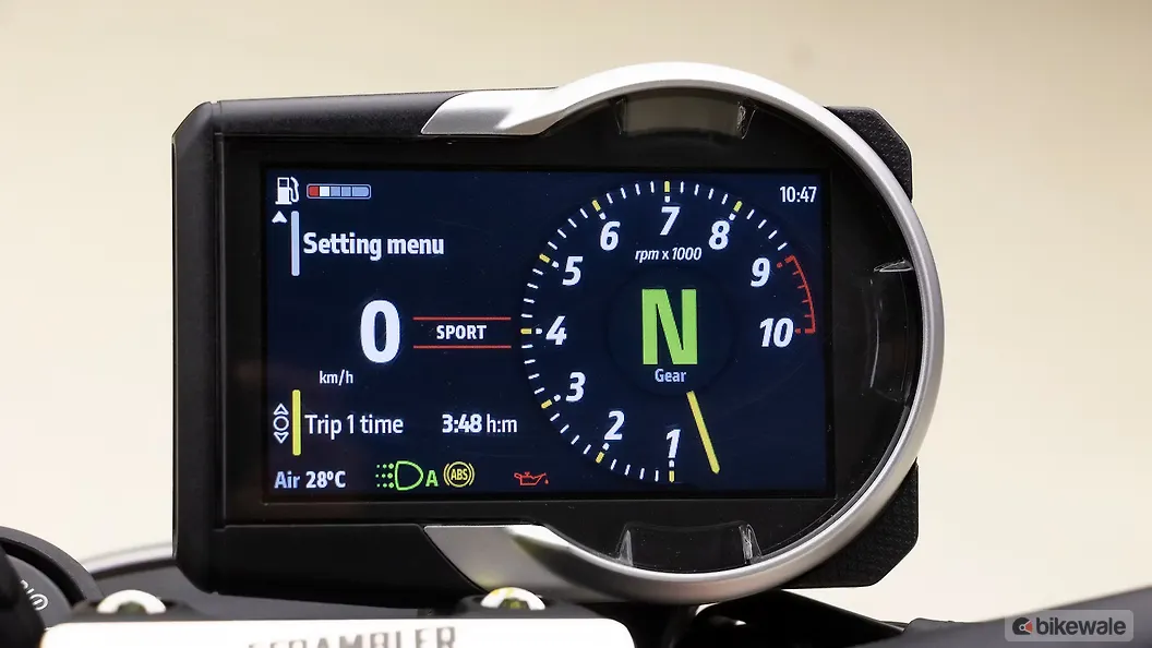 Ducati Scrambler Full Throttle [2023-2024] TFT / Instrument Cluster ...