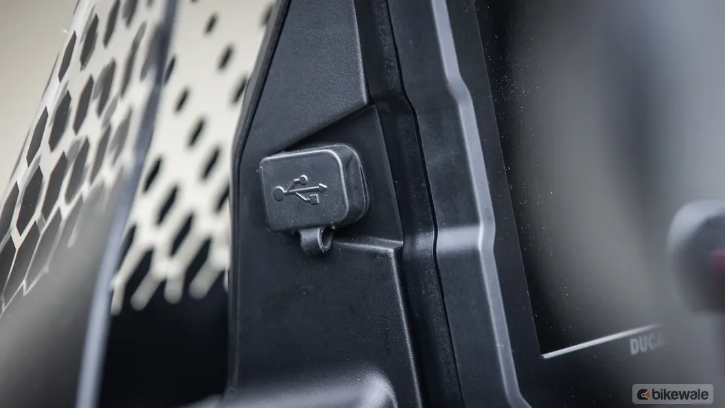 Ducati DesertX USB Charging Port Image – BikeWale