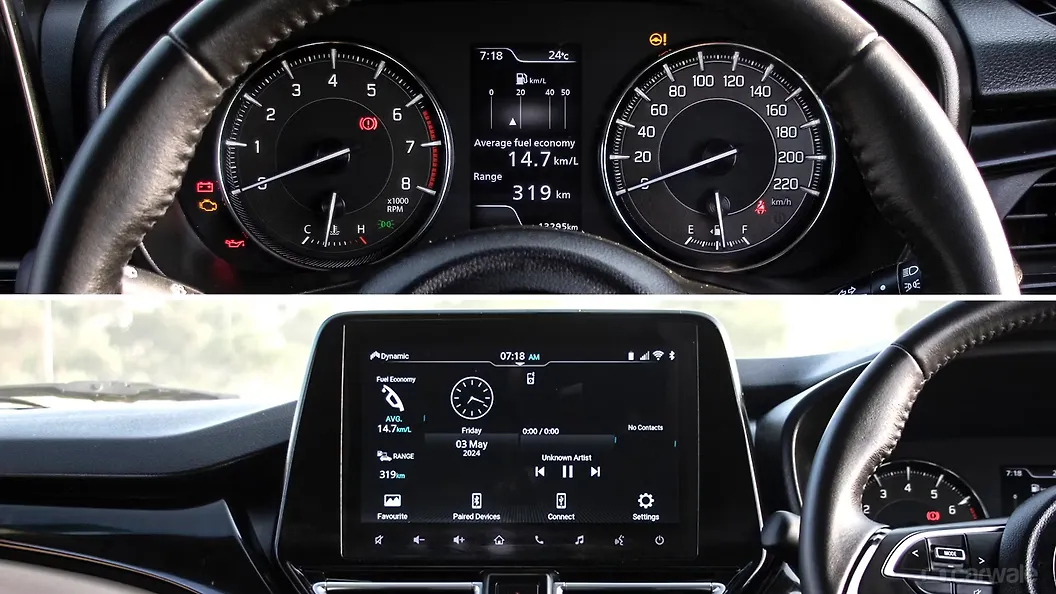 Toyota Glanza Instrument Cluster - CarWale