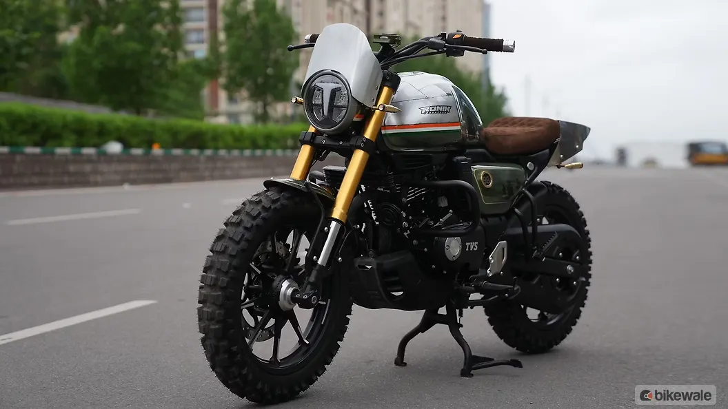 TVS Ronin Rear Alloy Wheel Image – BikeWale