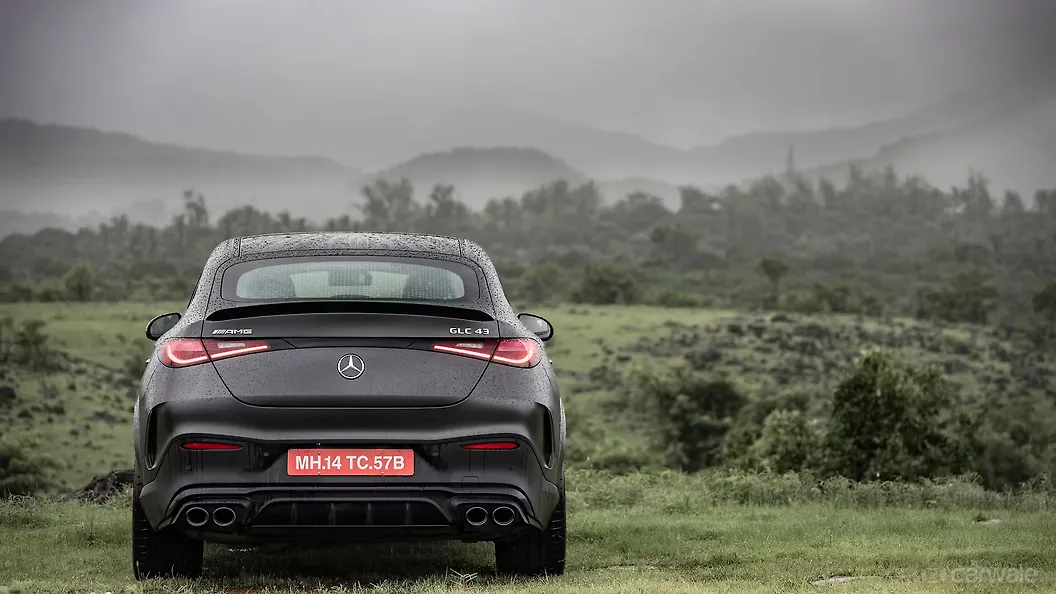 AMG GLC43 Coupe Rear View Image, AMG GLC43 Coupe Photos in India - CarWale