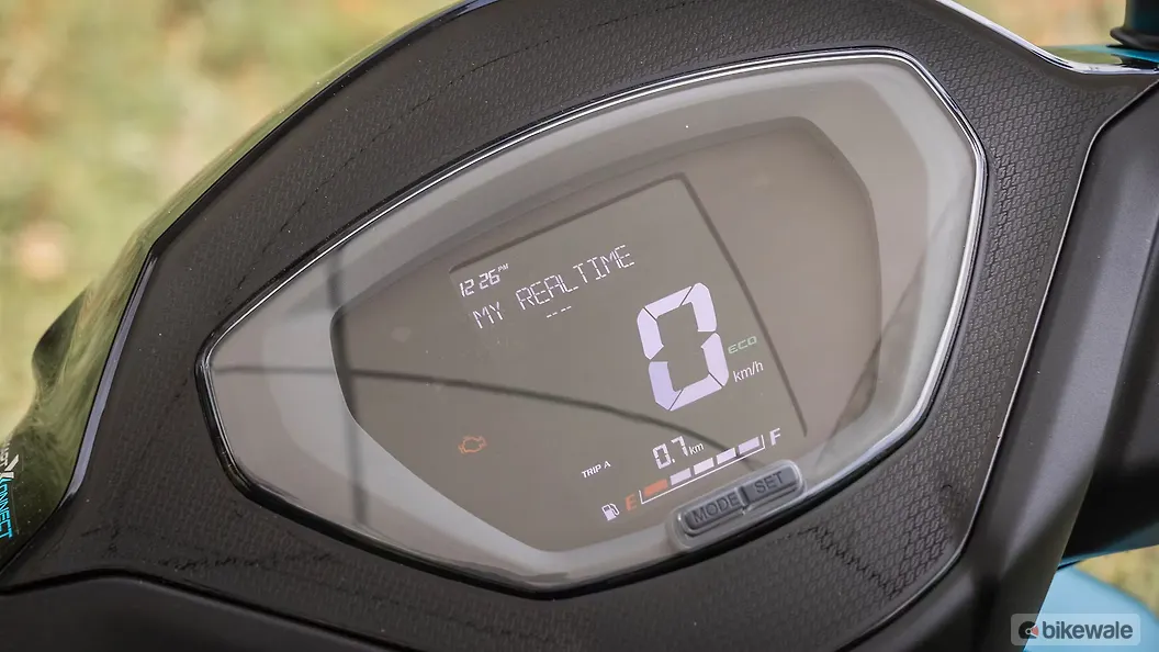 TVS Jupiter TFT Touchscreen Instrument Cluster Image – BikeWale