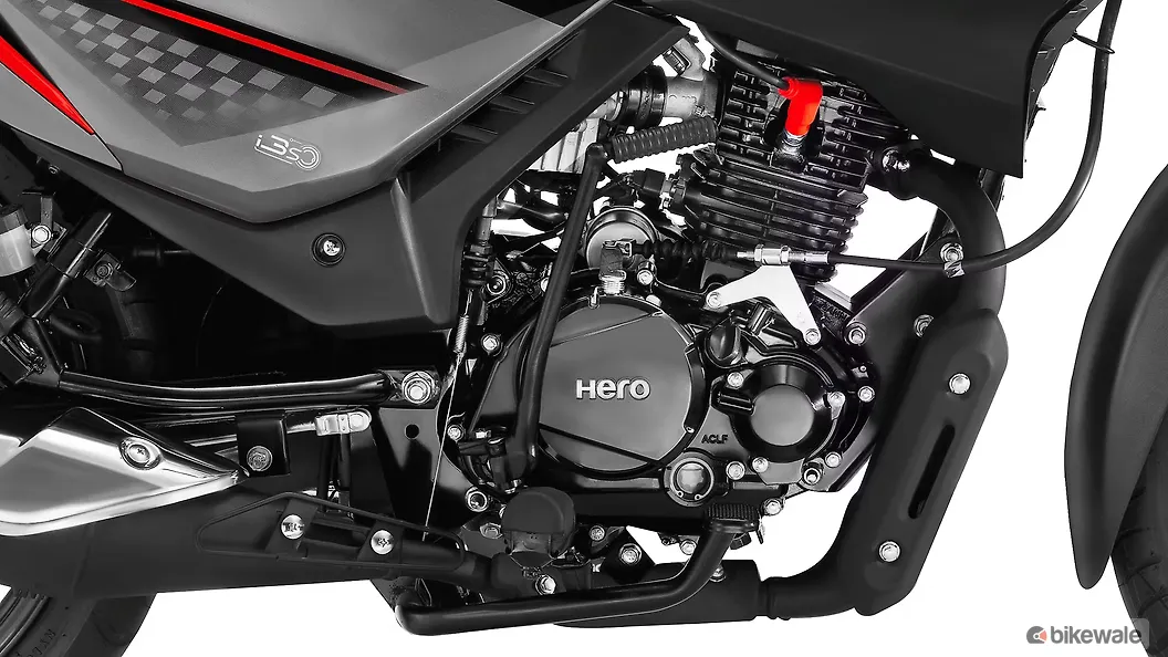 Hero Glamour Engine From Left Image – BikeWale
