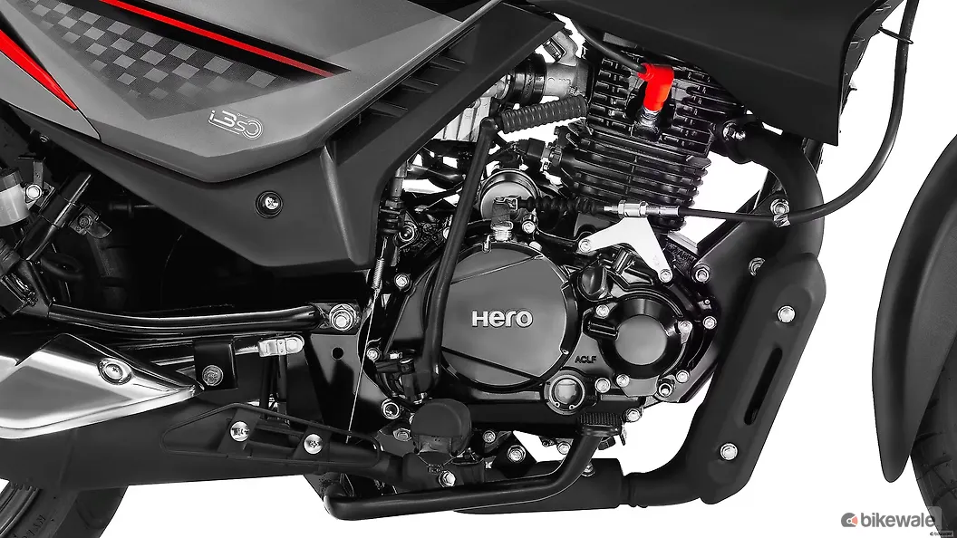 Hero Glamour Engine From Left Image – BikeWale