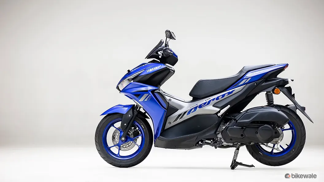 Yamaha Aerox 155 Left Front Three Quarter Image – BikeWale