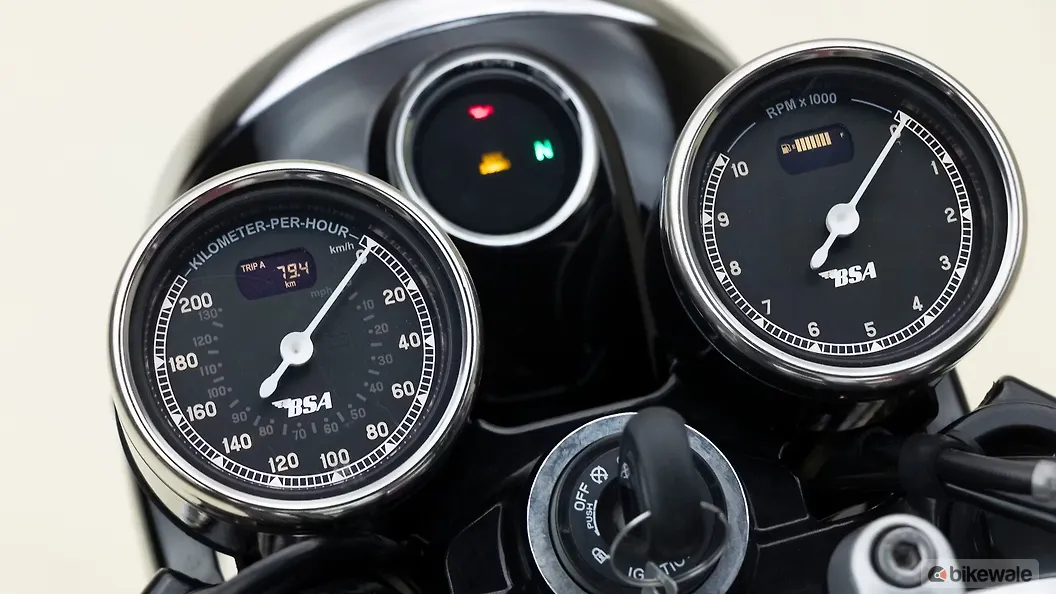 BSA Gold Star 650 Instrument Cluster Image – BikeWale
