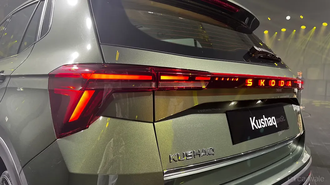 Kushaq Facelift Tail Light/Tail Lamp Image, Kushaq Facelift Photos in ...