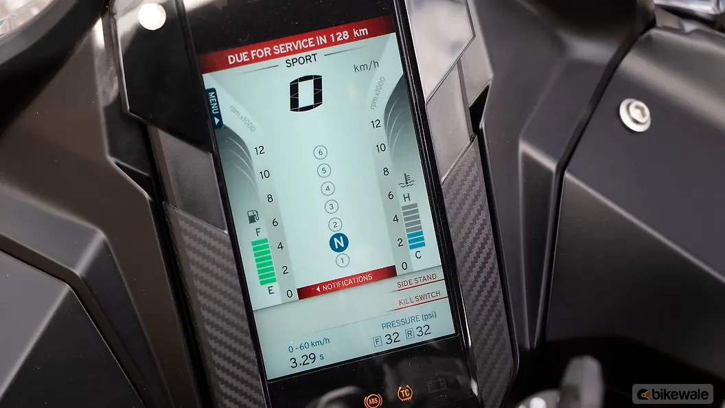 TVS Apache RR 310 Fuel Gauge Image – BikeWale