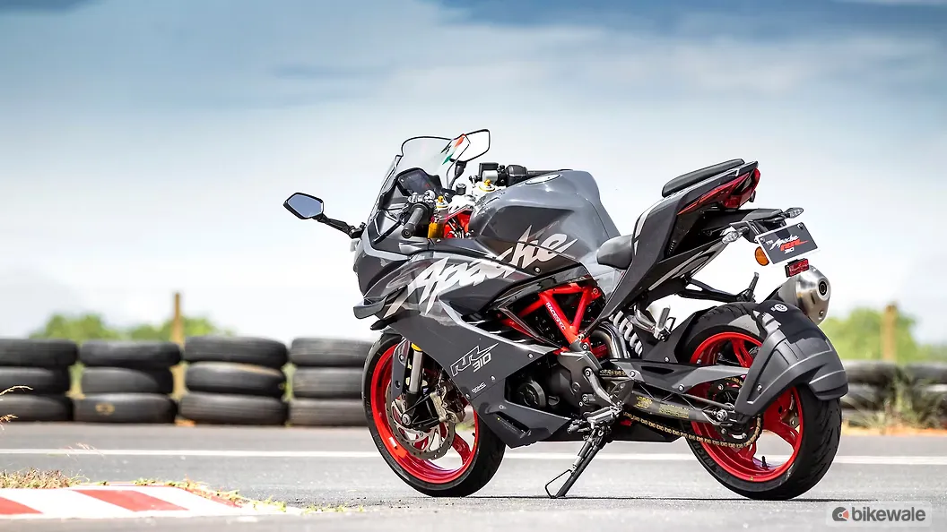 TVS Apache RR 310 Left Rear Three Quarter Image – BikeWale