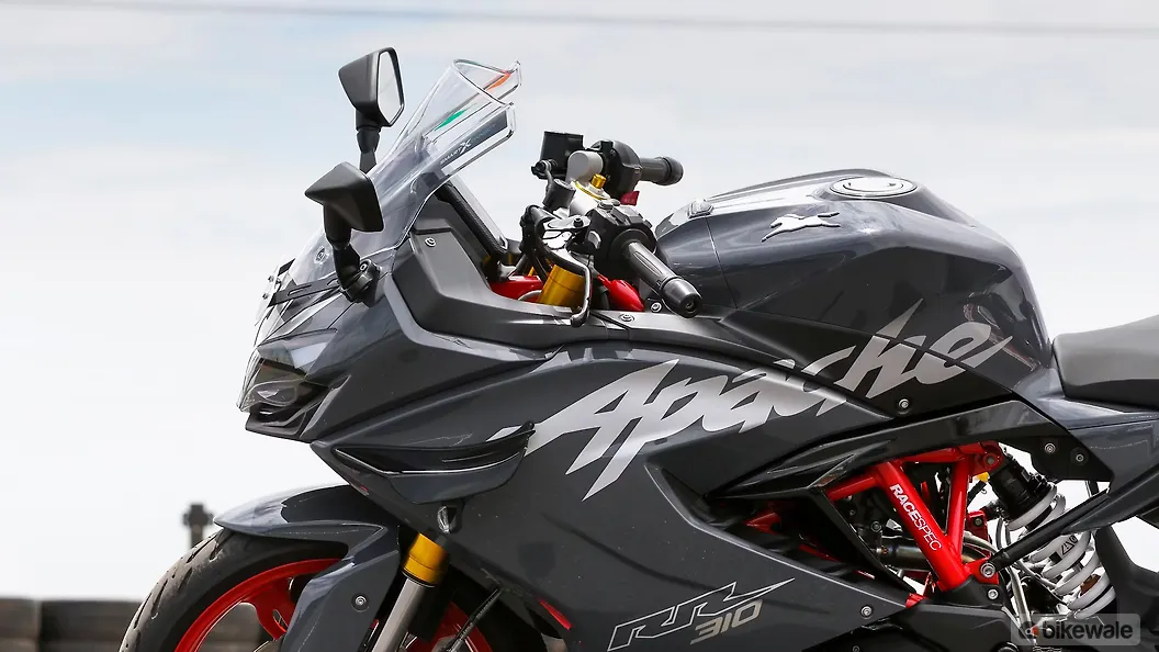 TVS Apache RR 310 Left Rear Three Quarter Image – BikeWale