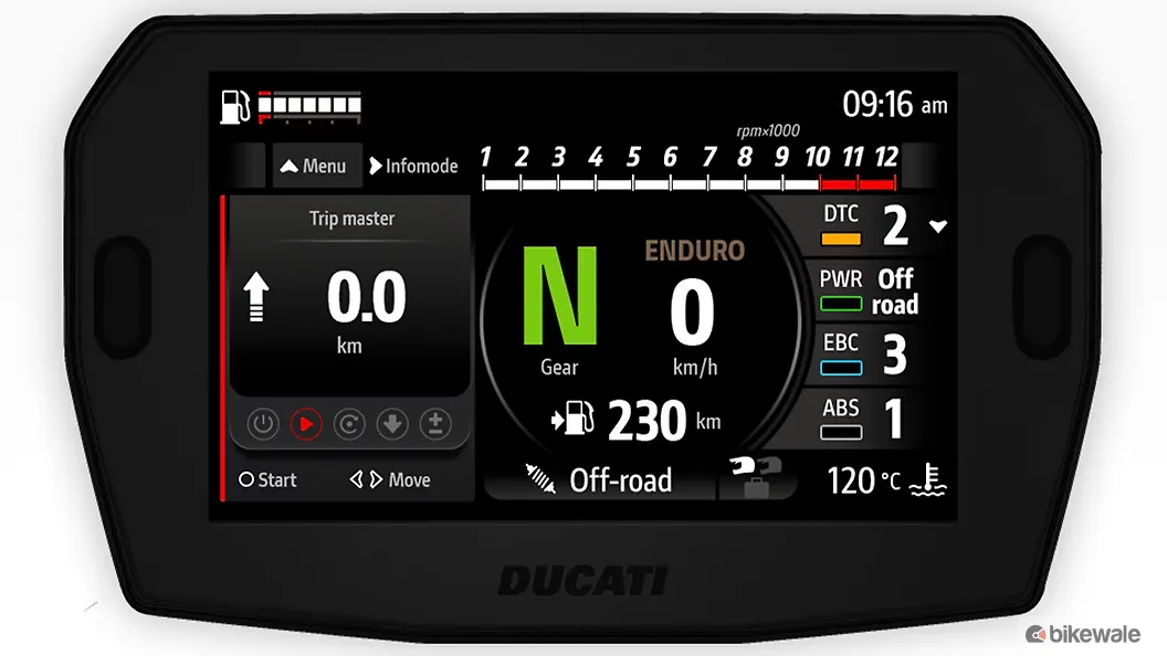 Ducati Multistrada V2 Gear Shift Indicator Image – BikeWale