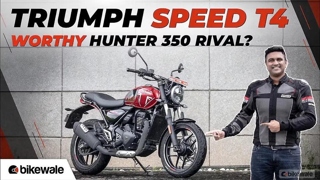 Triumph Speed T4 Right Side View Image – BikeWale