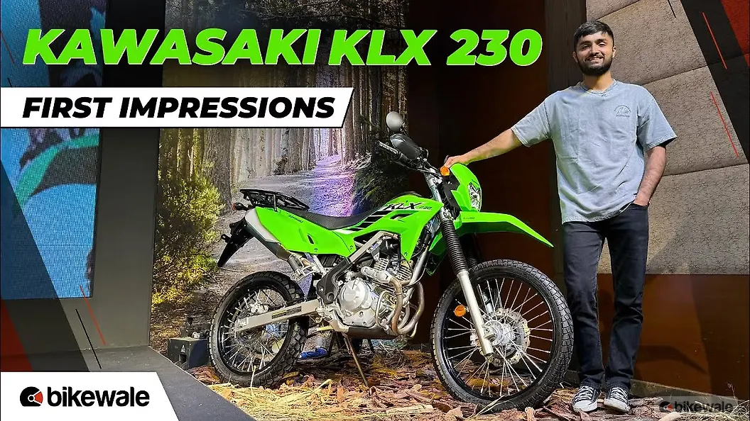 Kawasaki KLX230 [2024] Right Front Three Quarter Image – BikeWale