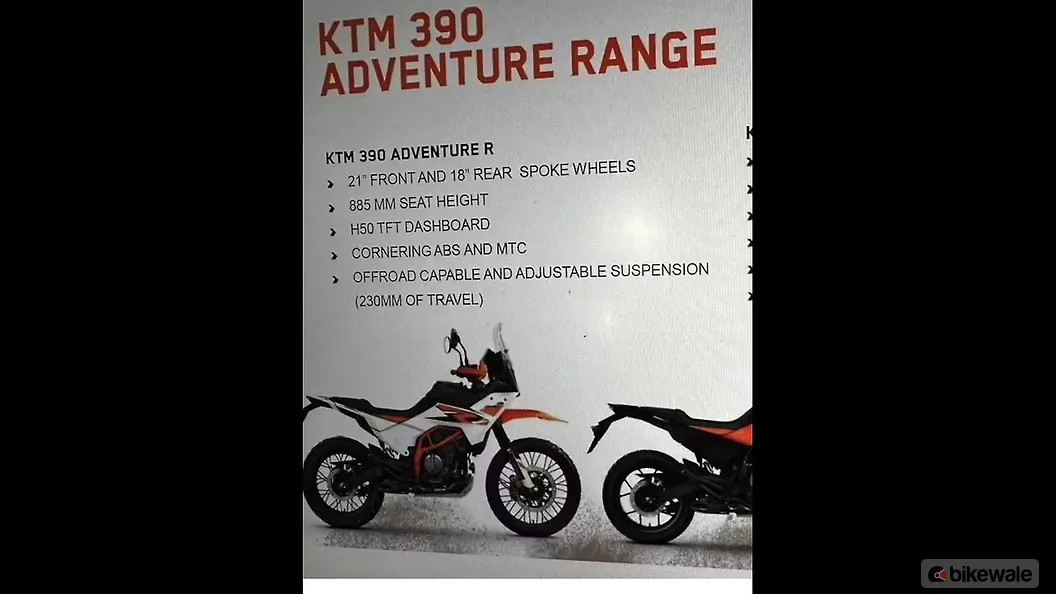 KTM 390 Adventure [2025] Right Side View Image – BikeWale