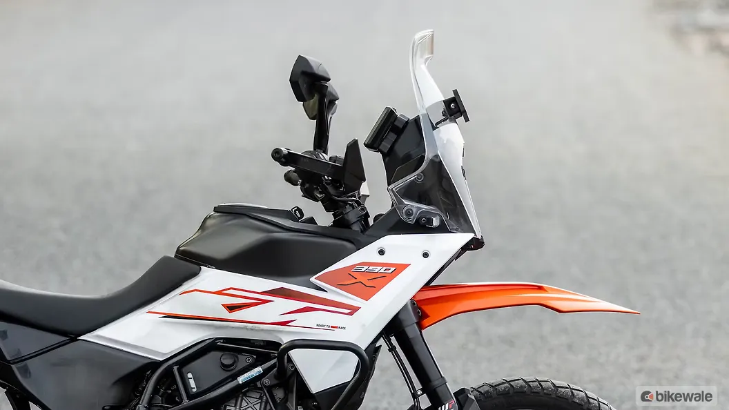 KTM 390 Adventure X Branding/Fuel Tank Decal Image – BikeWale