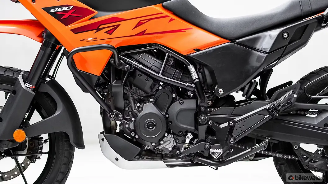 KTM 390 Adventure X Engine From Right Image – BikeWale
