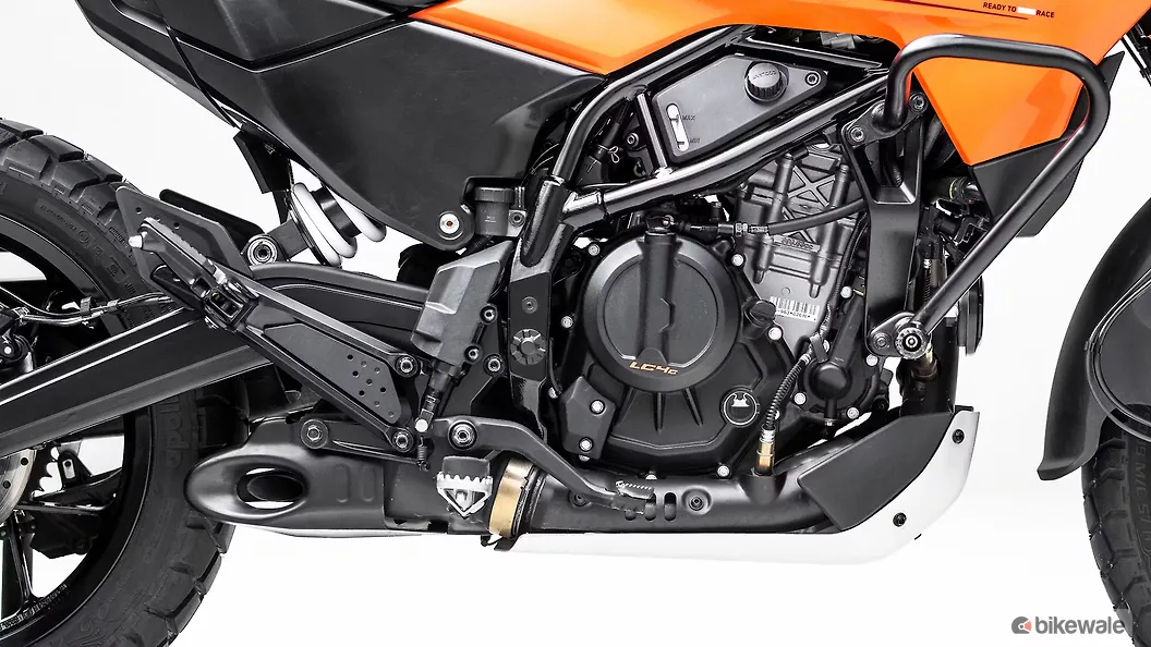 KTM 390 Adventure X Engine From Right Image – BikeWale