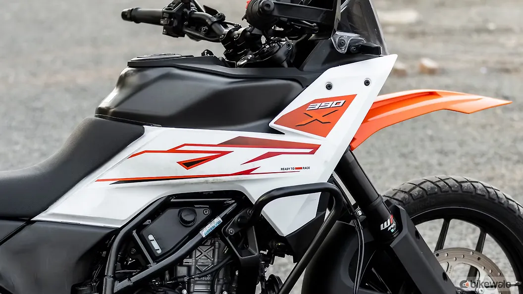 KTM 390 Adventure X Side Fairing Image – BikeWale