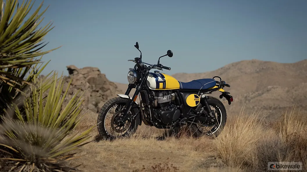 Royal Enfield Bear 650 Left Rear Three Quarter Image – BikeWale