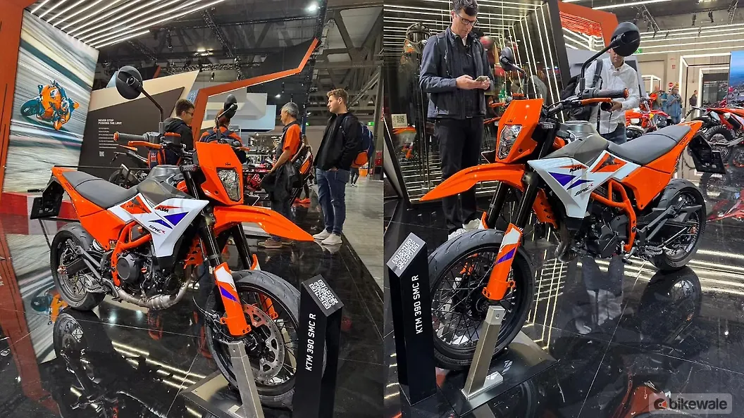 KTM 390 SMC R Right Front Three Quarter Image – BikeWale