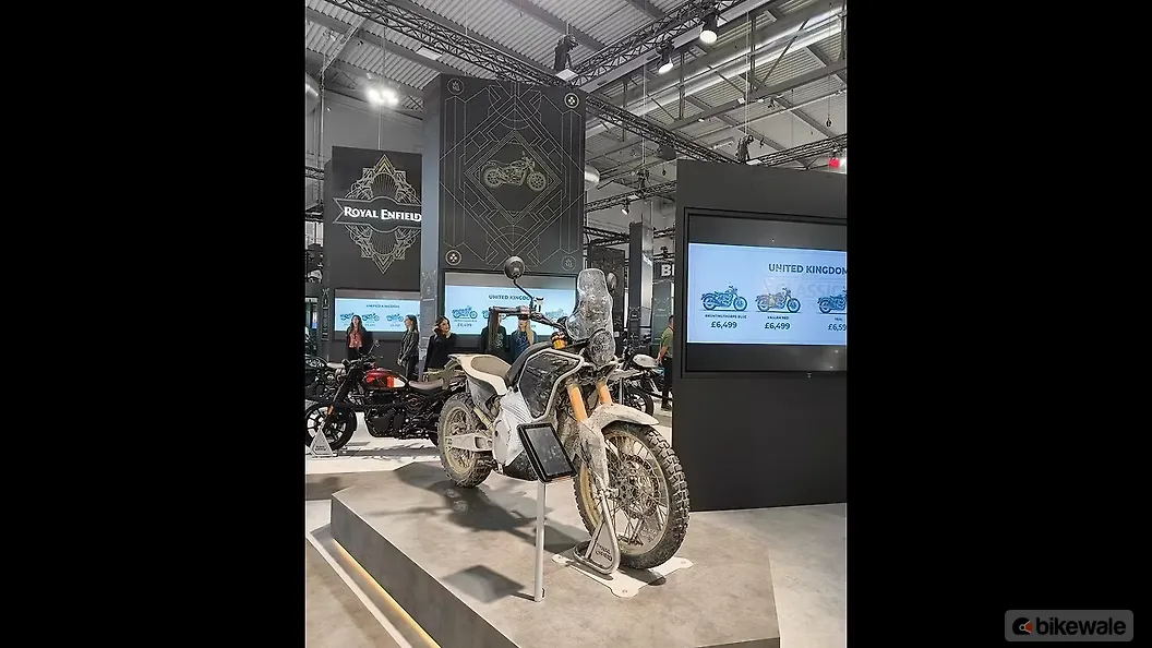 Royal Enfield Himalayan Electric Right Front Three Quarter Image – BikeWale