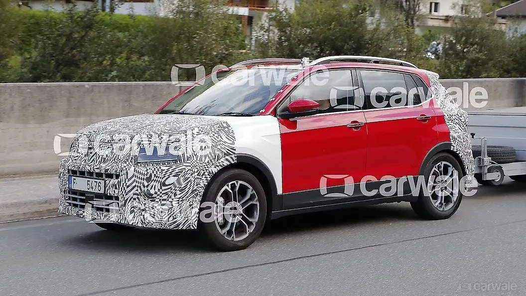 Kushaq facelift Left Rear Three Quarter Image, Kushaq facelift Photos ...