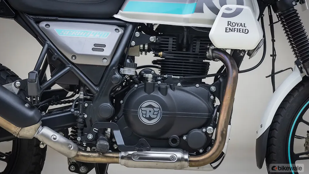 Royal Enfield Scram 440 Bash Plate/Sump Guard Image – BikeWale